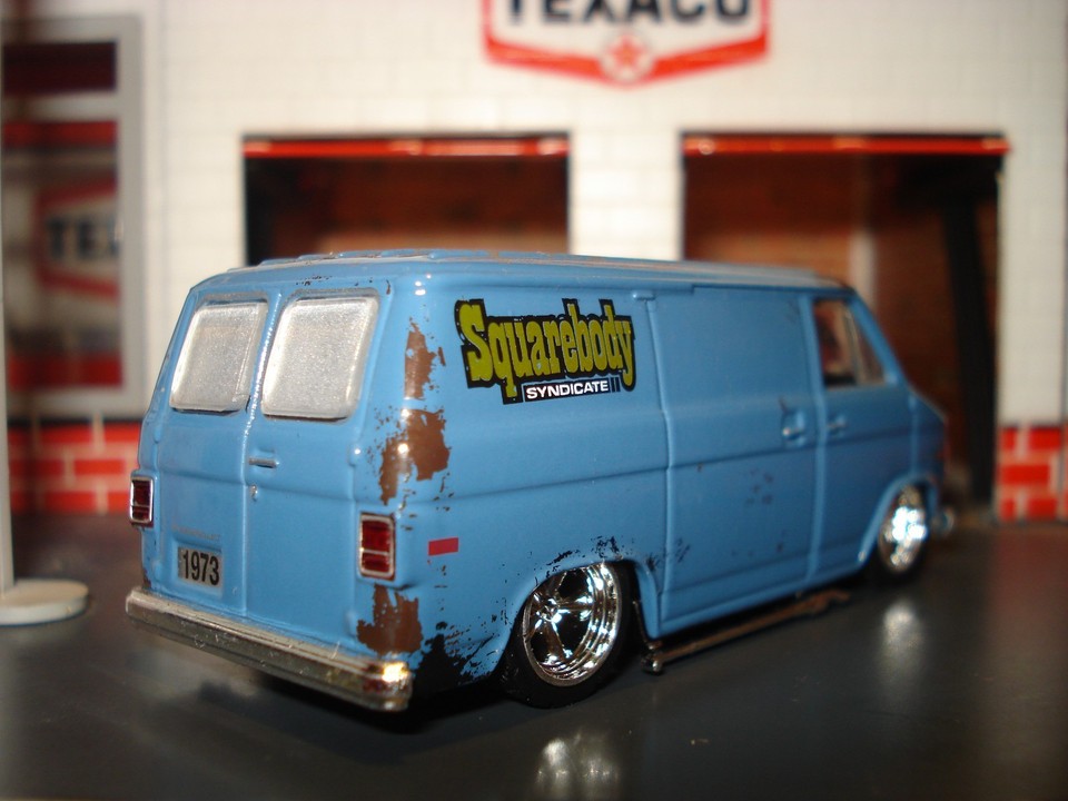 1973 73 CHEVROLET PANEL VAN LIMITED CUSTOM SQUAREBODY SYNDICATE LOWERED ...