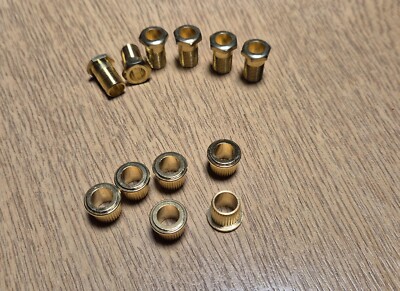 2 Sets of Kluson Machine Head bushings. Gold. | eBay