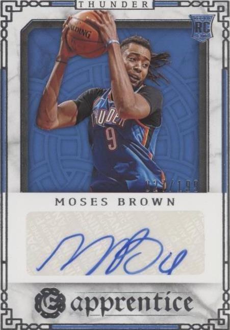 2020-21 Panini Chronicles - Excalibur Apprentice Signatures Moses Brown ...