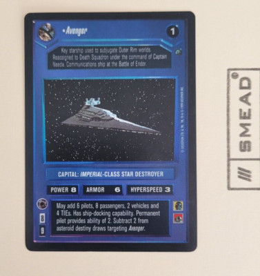 Decipher Star Wars CCG Avenger VRF Foil Reflections I DS SWCCG | eBay