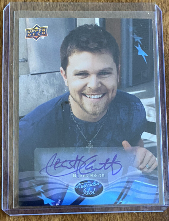 2009 Upper Deck American Idol Brent Keith Autographed Card | eBay