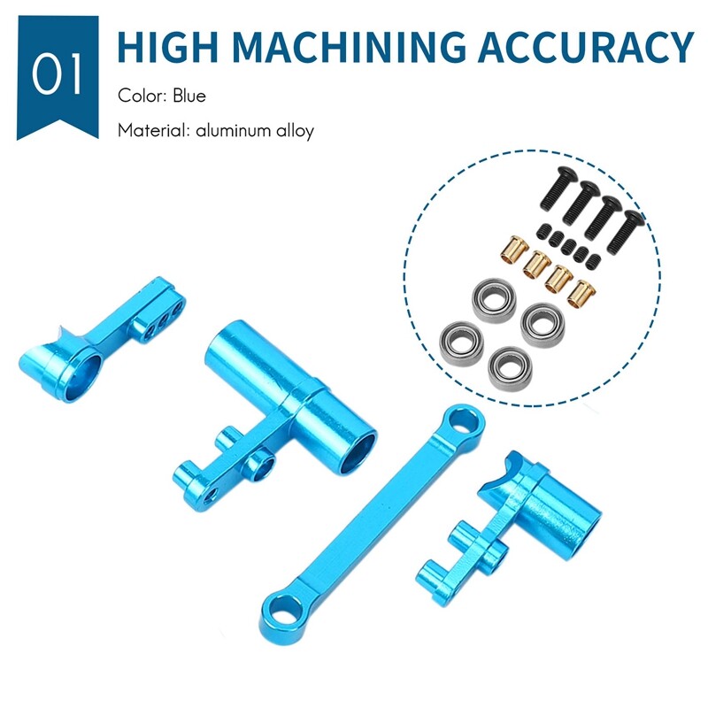 Aluminum Alloy Steering Knuckle Hub Carrier Saver Upgrade Parts for RC ...