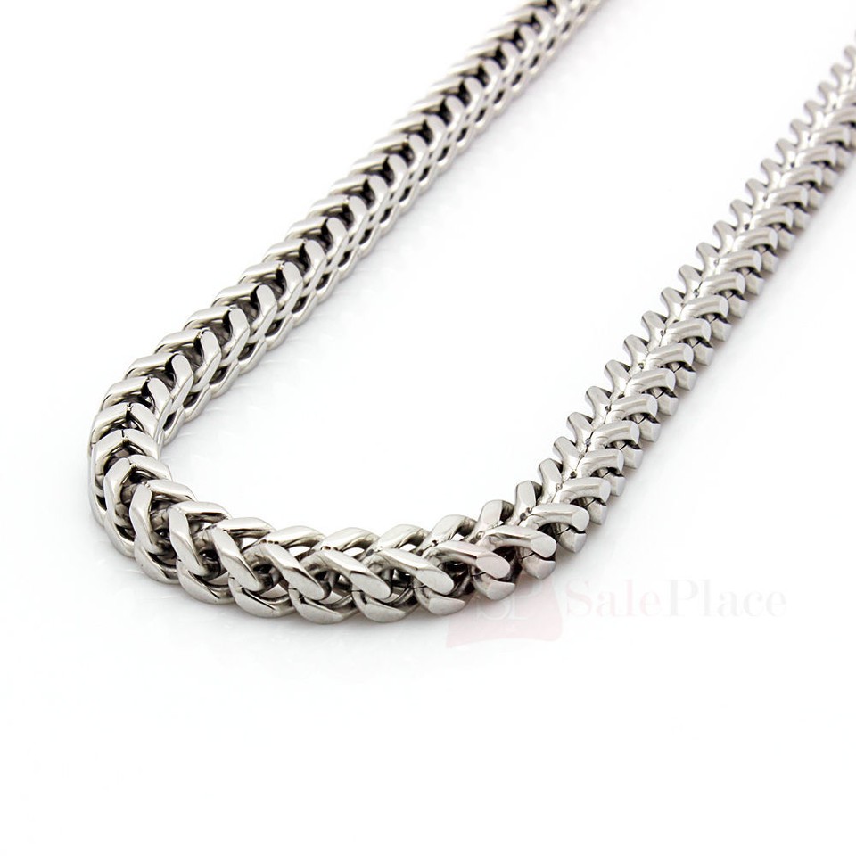 NEW 14K G0LD FILLED ANKH CROSS STAINLESS STEEL PENDENT FRANCO CHAIN ...