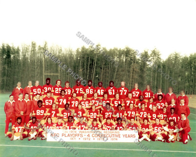 1974 WASHINGTON REDSKINS FOOTBALL NFL TEAM 8X10 PHOTO KILMER JURGENSON ...