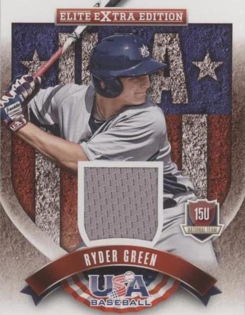 2015 Panini Elite Extra Edition - USA Baseball 15u Ryder Green #11 Game ...