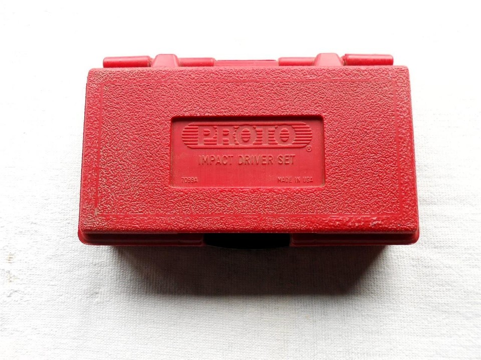 NICE LIGHTLY USED PROTO IMPACT DRIVER SET 13 PCS MODEL J7099A | eBay