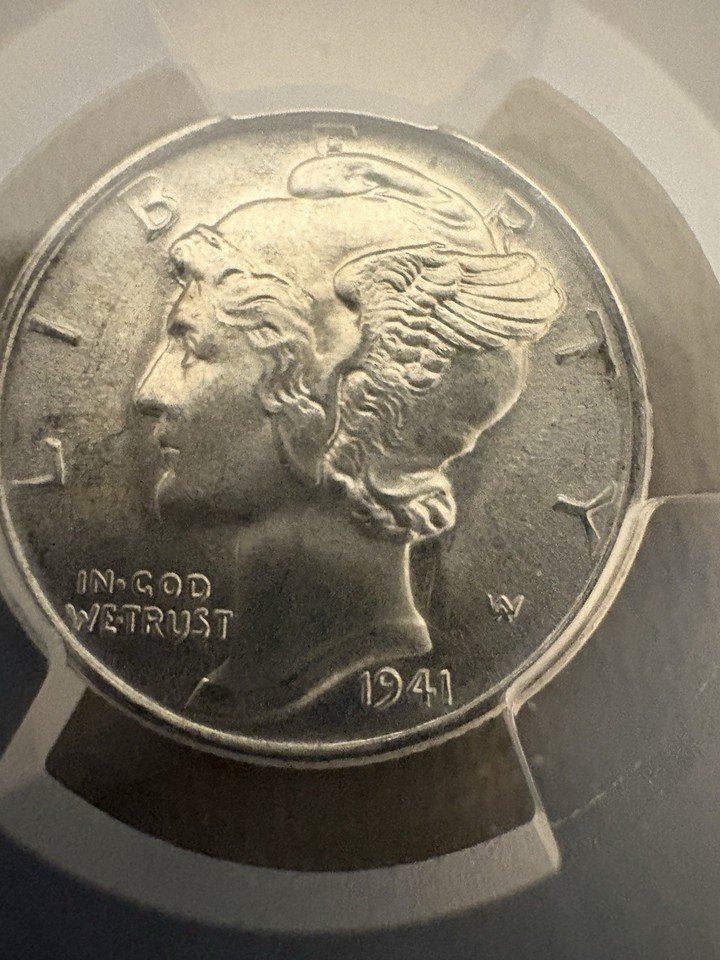 1941 P PCGS MS66 Mercury Dime 10c US Mint Silver Coin Purple Label | eBay