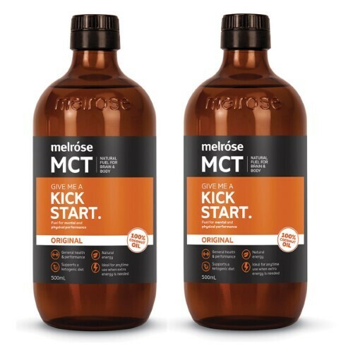 2 x Melrose MCT Oil Original 500mL (1L TOTAL) Kick Start Ketogenic Diet ...