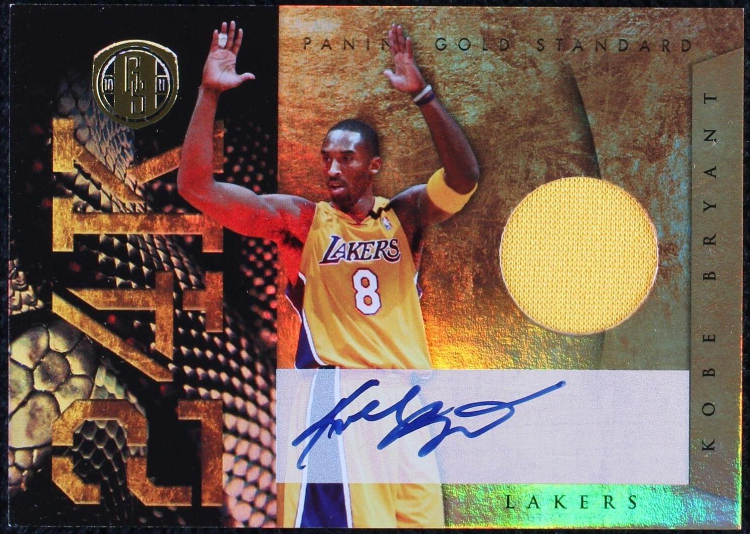 2010-11 Panini Gold Standard - 24k Kobe Kobe Bryant #8 Materials ...