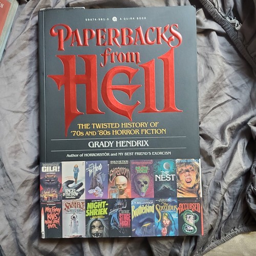 Paperbacks From Hell: Twisted History of 70's & 80's Horror Fiction- Hendrix- PB | eBay