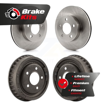 Front Rear Brake Rotors Drum Kit For 1998-2002 Ford Ranger 1998-1999 ...