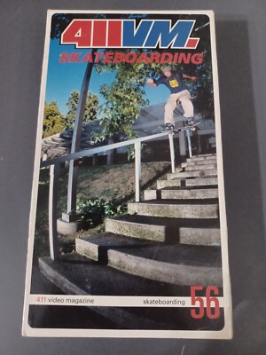 411VM #56 VHS - Vintage Skateboard Video Magazine - Kenny Anderson Bam ...