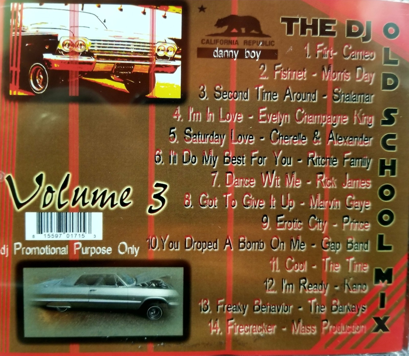 Old School Funk Mix Volume 3 dj Mix CD | eBay