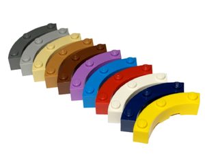 LEGO 48092 Round Corner Brick Macaroni- Select Colour / FREE P&P! | eBay