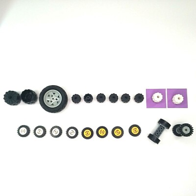Lot Over 30 LEGO Hard Soft Tire Wheel Tires Wheels Offset 41896 2593 ...