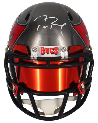 Tom Brady Autographed Buccaneers Speed Mini Helmet w/ Visor Fanatics | eBay
