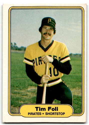 1982 Fleer Tim Foli . Pittsburgh Pirates #482 | eBay