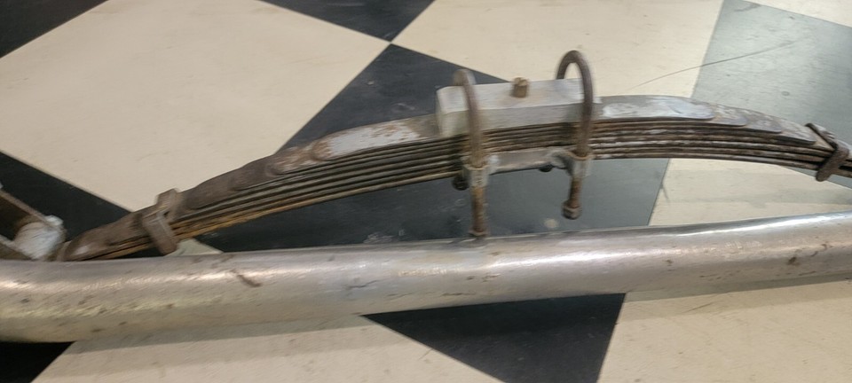 Vintage Chrome Tube Axle Spring Spindles Front end Rare Midget Sprint ...