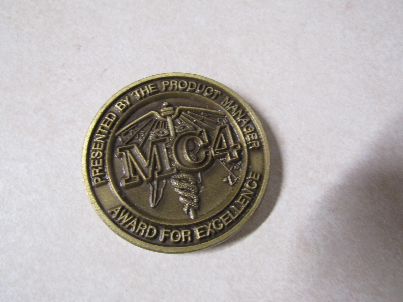 CHALLENGE COIN OLDER ORIGINAL US ARMY ACQUISITION CORPS MC4 PRODUCT ...