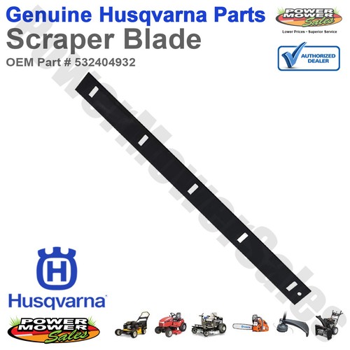 Husqvarna Scraper Blade for Snow Blowers 10527SBE ST227P 532404932 ...