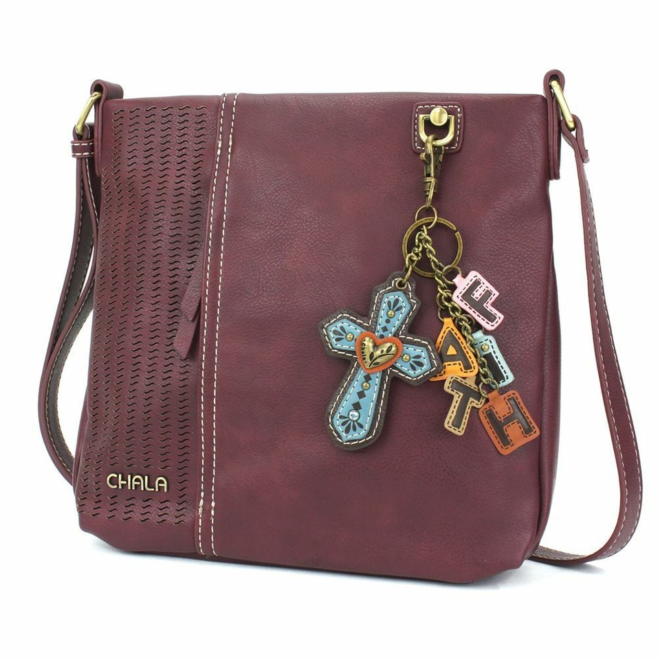 Chala LaserCut Crossbody Charms CROSS+FAITH NWT | eBay