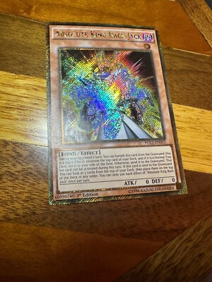 Absolute King Back Jack PGL2-EN002 1st Edition Gold/Secret Rare PL ...