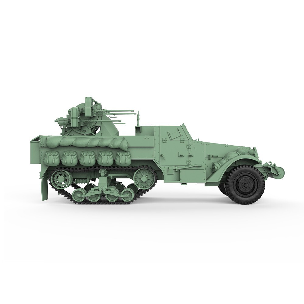 1/72 Military Model Kit US Multiple Gun Motor Carriage M13 SPAA | eBay