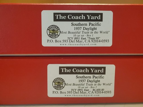 The Coach Yard SP - 1937 Daylight "Most Beautiful Train" - 2 Box Set ...