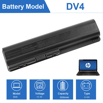 DV4 Battery For HP Compaq Presario CQ60 Pavilion DV5 DV6 CQ40 CQ50 CQ60 ...