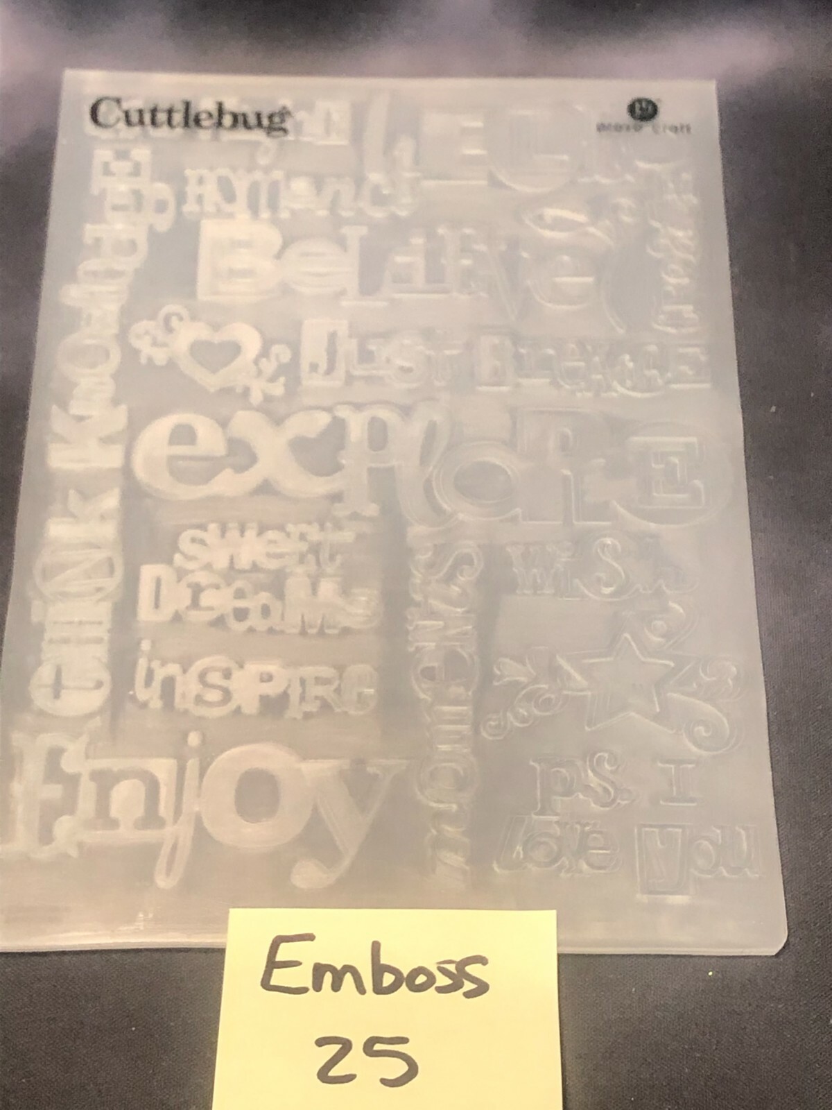 Cuttlebug Embossing Plates Folders Lots Mix and Match | eBay