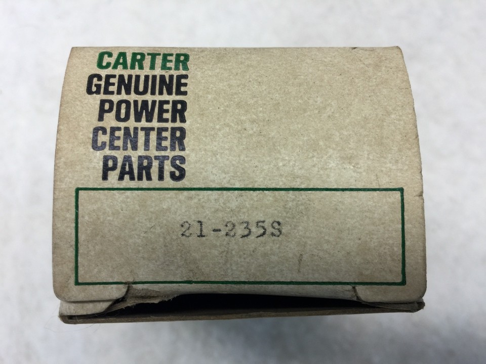 New Old Stock (NOS) Carter Carburetor brass float, part number 21-235S ...