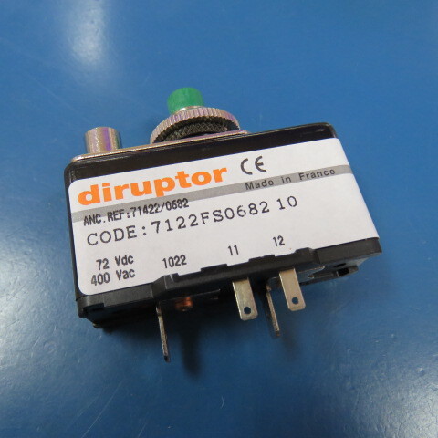 DIRUPTOR 7122FS0682/10 Qty of 2 per Lot CIRCUIT BREAKER 10A | eBay