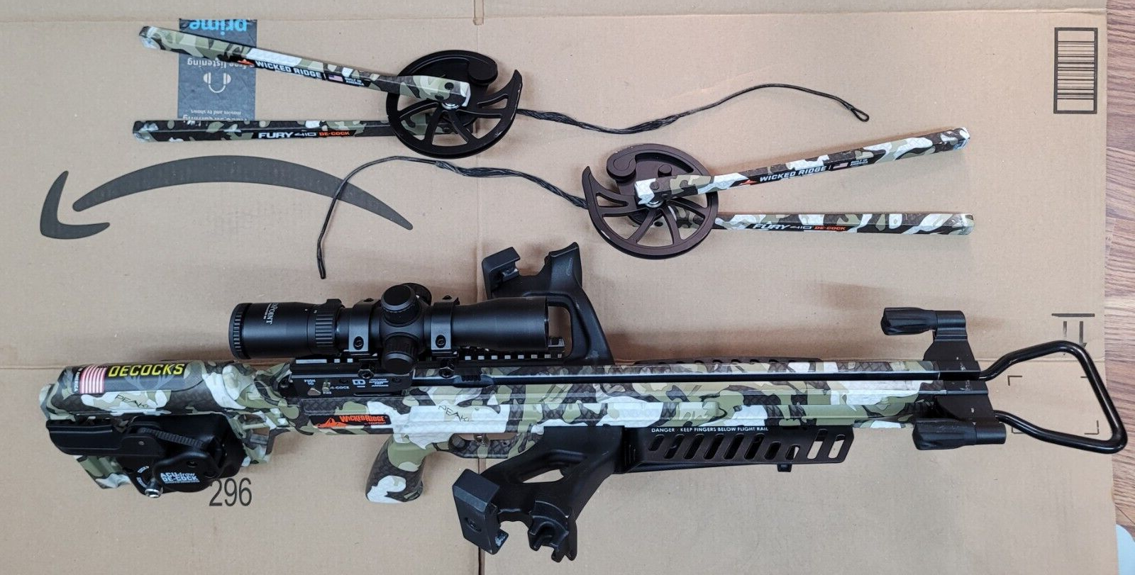 Wicked Ridge by TenPoint Fury 410 De-Cock - 410 FPS - with RangeMaster ...