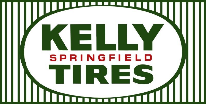 Kelly Tires Logo New Single Sided Kelly Tires Porcelain Neon Sign 48"