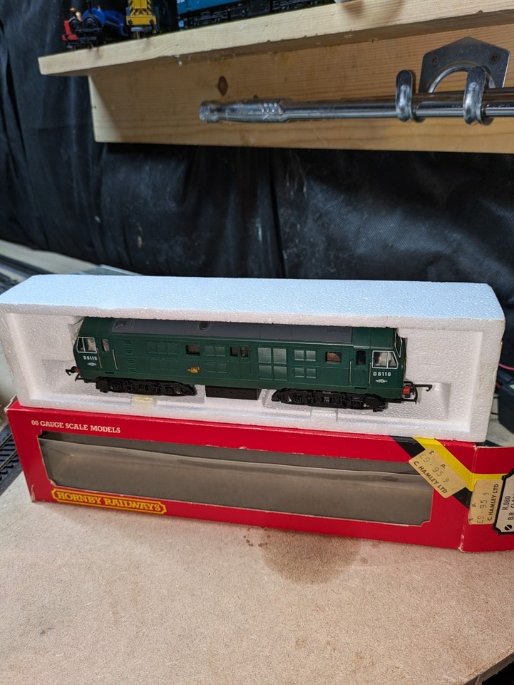 Hornby R080 Class 29 Bo-Bo Diesel Locomotive D6110 BR Late Crest Ex ...