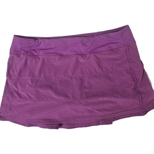 Lululemon Pace Rival Skirt Skort Purple women's size XL Size 16 Check ...