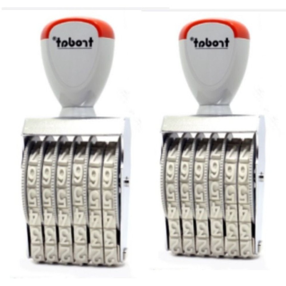 Personalized Number Stamp 6 Digit Number Business Stamps Roller Stamps ...