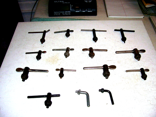 Lot Of 15 Vintage Drill Chuck Keys Various Types Jacob’s | eBay