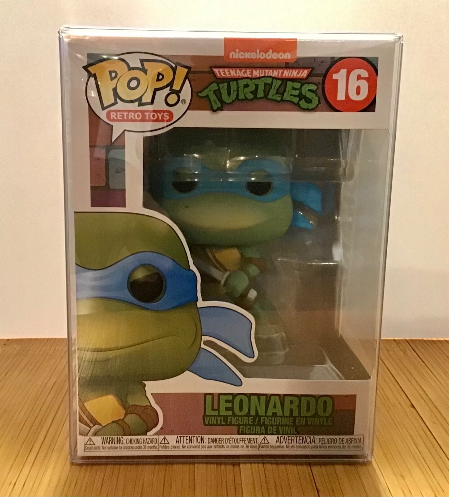 Funk pop_Ninja Turtles_Leonardo 16 - with protector box | eBay