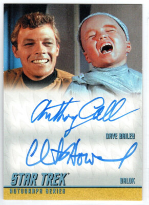 STAR TREK TOS HEROES & VILLAINS DA21 ANTHONY CALL / CLINT HOWARD DUAL ...
