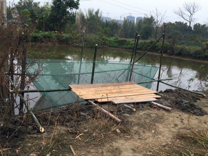 Aquaculture Pond Fishing Isolation Fish crab Shrimp Cage Breeding Net ...