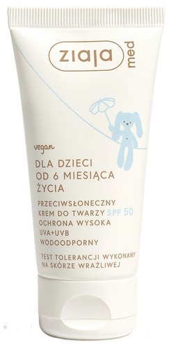 ZIAJA MED FOR CHILDREN SUNSCREEN FACE CREAM SPF50 UVA+UVB | eBay
