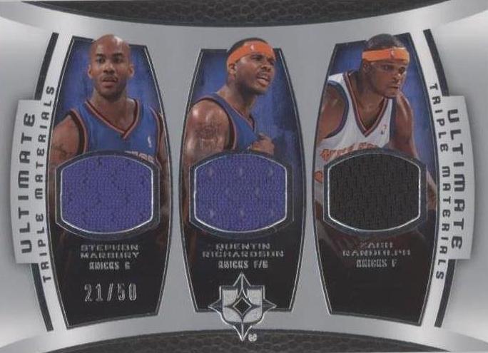 2007-08 Ultimate Collection - Ultimate Triple Materials Zach Randolph ...