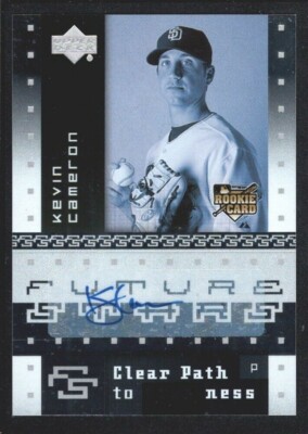 KEVIN CAMERON 2007 UD FUTURE STARS #122 ROOKIE AUTOGRAPH SAN DIEGO ...