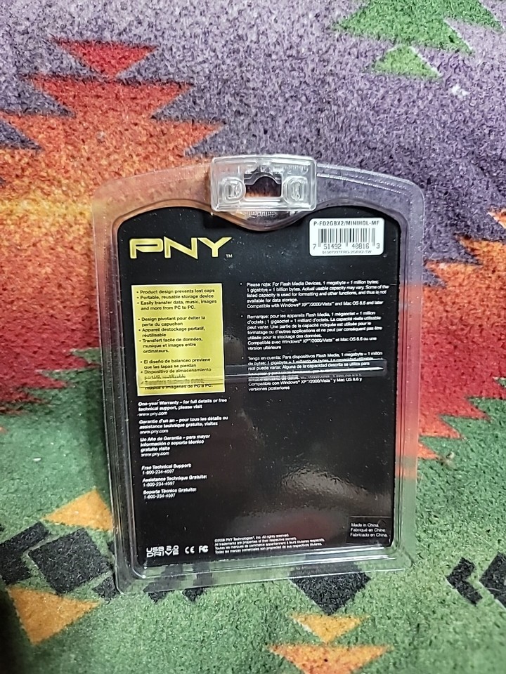 PNY Mini Attache 2GB USB 2.0 Flash Drive (2 Pack) 751492443133 | eBay