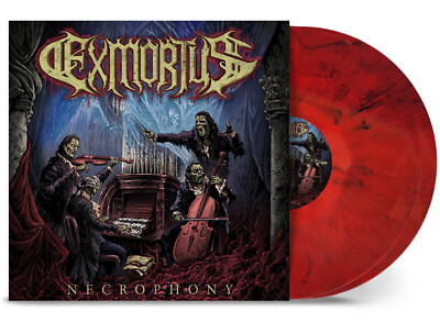 EXMORTUS - NECROPHONY, ORG 2023 RED/BLACK MARBLED vinyl 2LP, 1000 ...