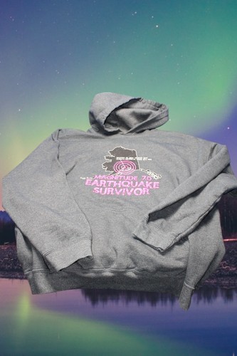 Great Alaskan 7.0 Earthquake Survivor Hoodie November 30 2018 XL | eBay