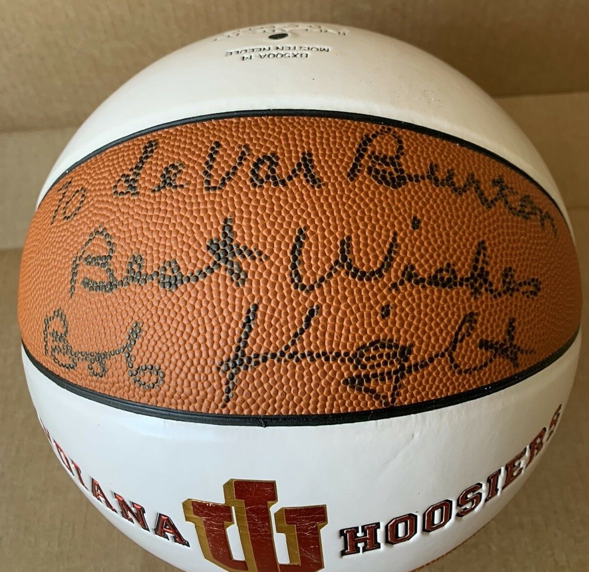 Bob Bobby Knight Signed Basketball Indiana Hoosiers to LeVar Burton ...