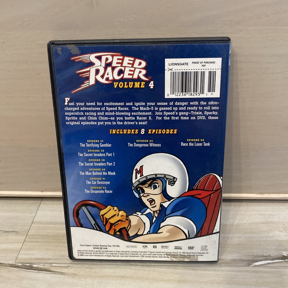 Speed Racer, Vol. 4 - Episodes 37-44 DVD 📀 VG+ 12236182931 | eBay