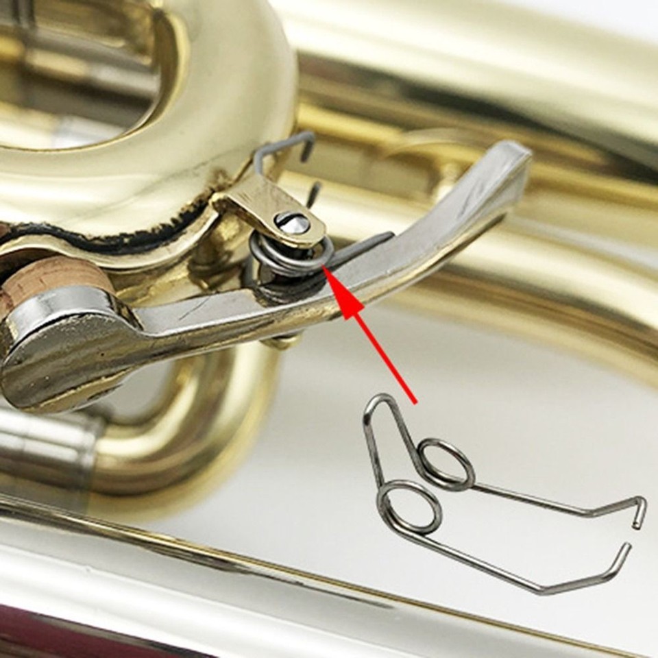 Musical Instruments Parts Trumpet Water Key Spring Trumpet Replacement ...